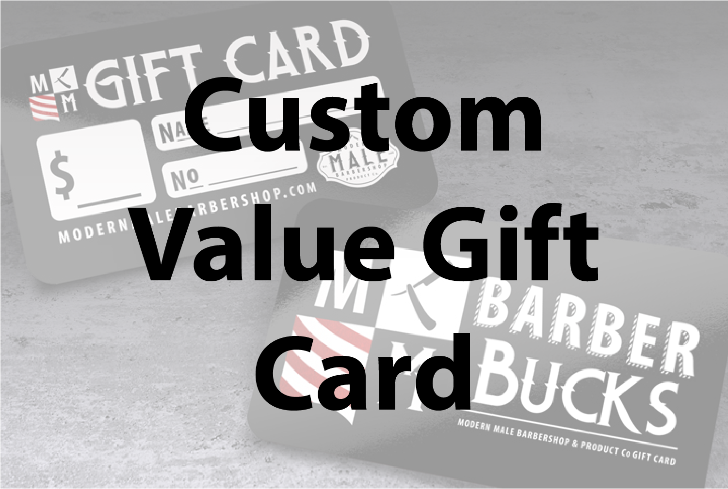 Modern Male Barbershop Gift Cards – Modern Male Products